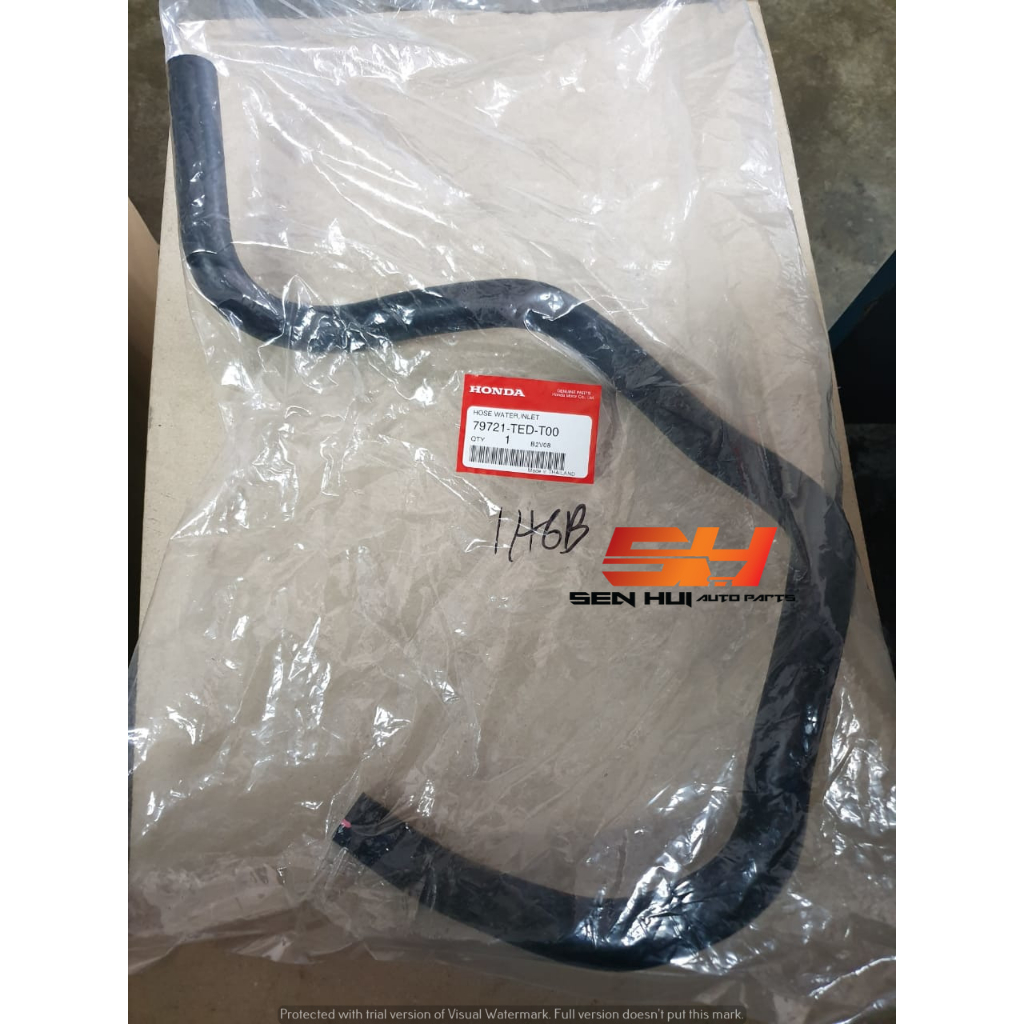 Honda Civic 79721-TED-T00 WATER HOSE a/c inleT x thermo housing Genuine ...