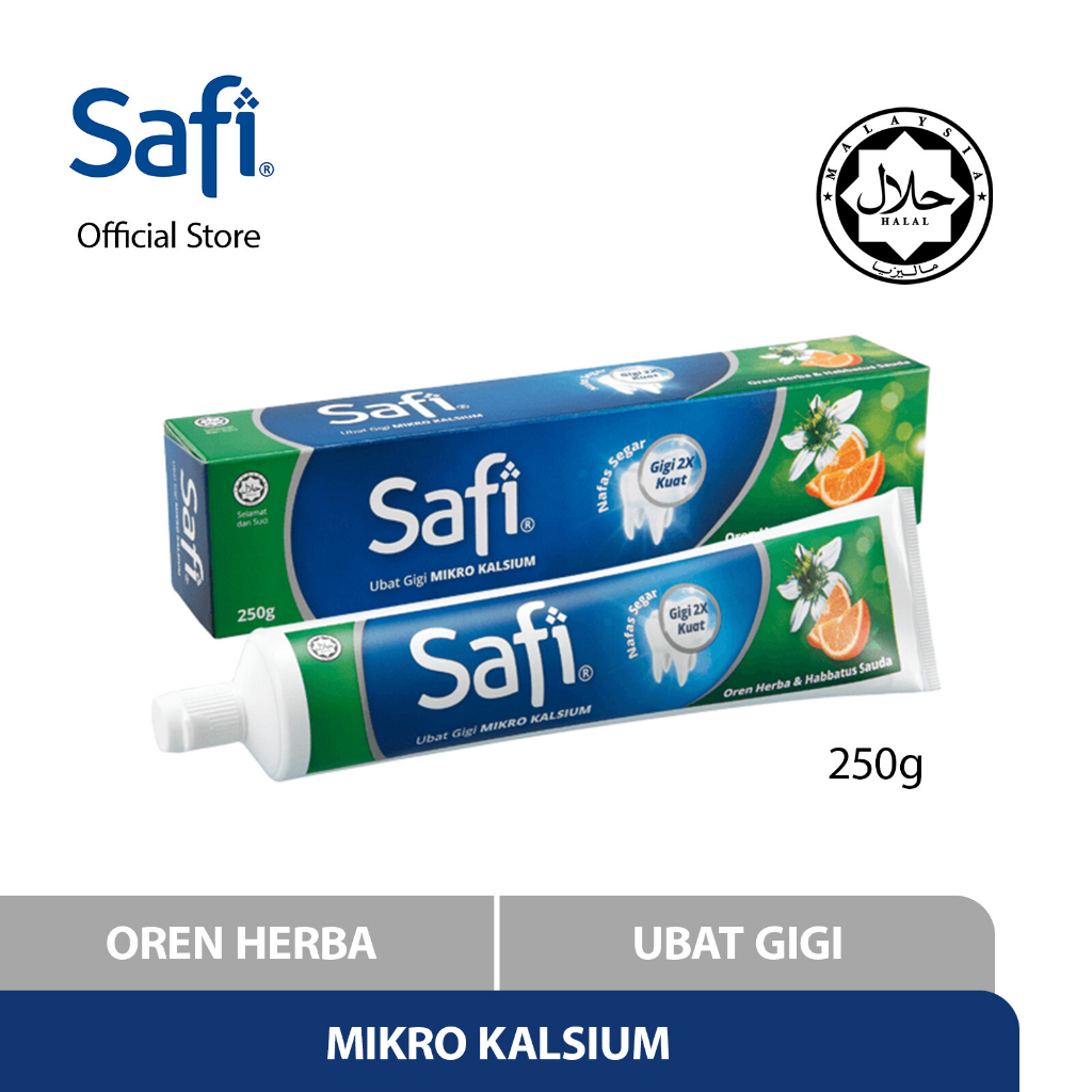 SAFI Micro Calcium Toothpaste - 250g / Whitening / Sensitive Teeth ...