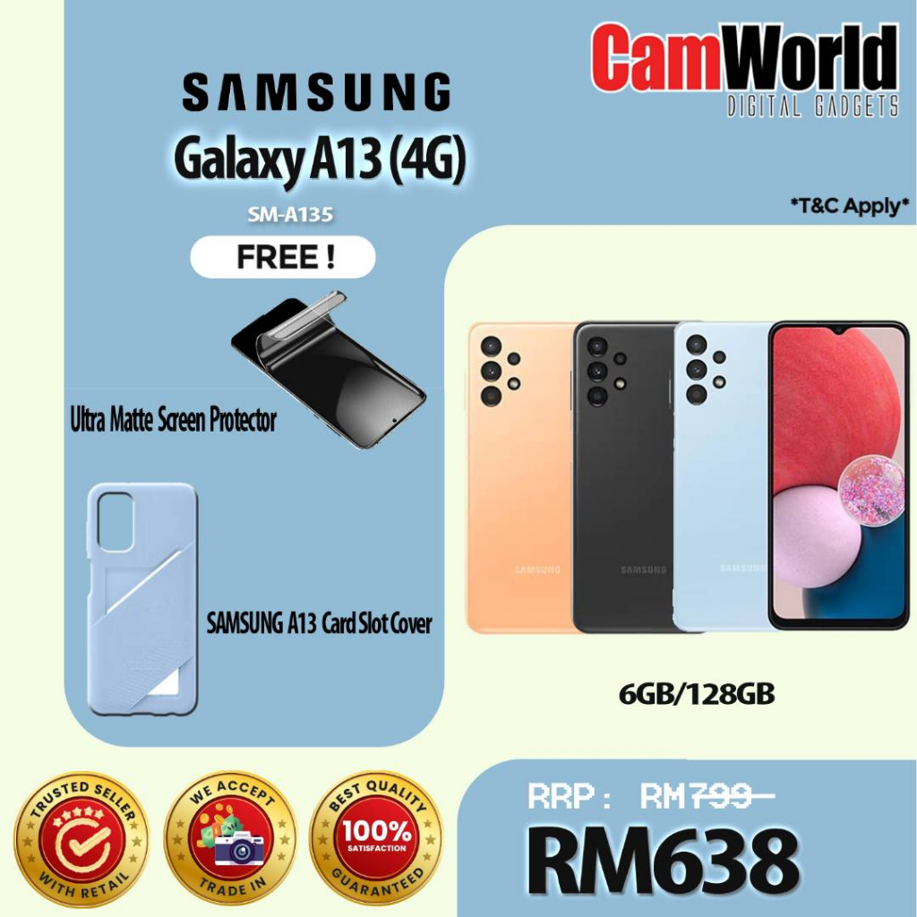 Samsung Galaxy A13 (A135) 6GB/128GB Package | Shopee Malaysia