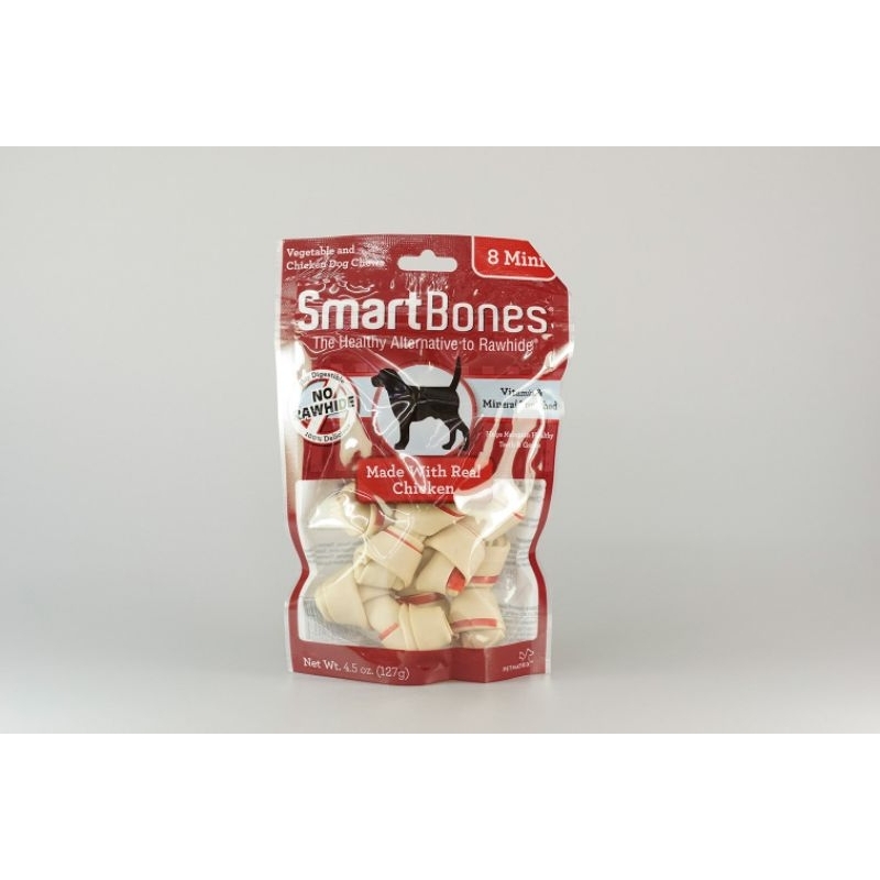 [Ready Stock] SmartBones Chicken Classic Bone Dog Chews -8 Mini ...