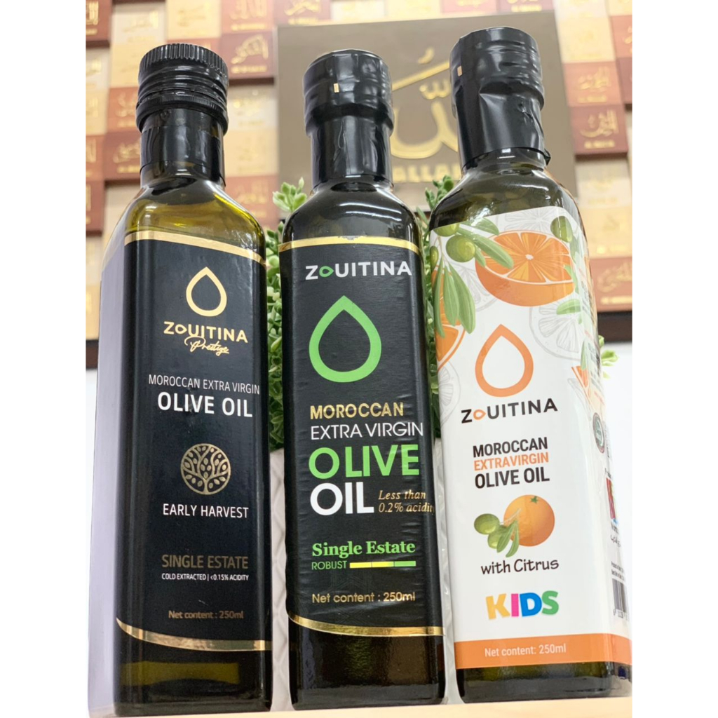 ORIGINAL HQ 250ML ZOUITINA MOROCCON EXTRA VIRGIN OLIVE OIL SINGLE STATE ...