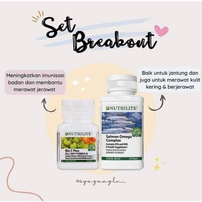 🔥VIRAL READY STOCK🔥Set Breakout Amway Nutrilite Set trial Bio C ...