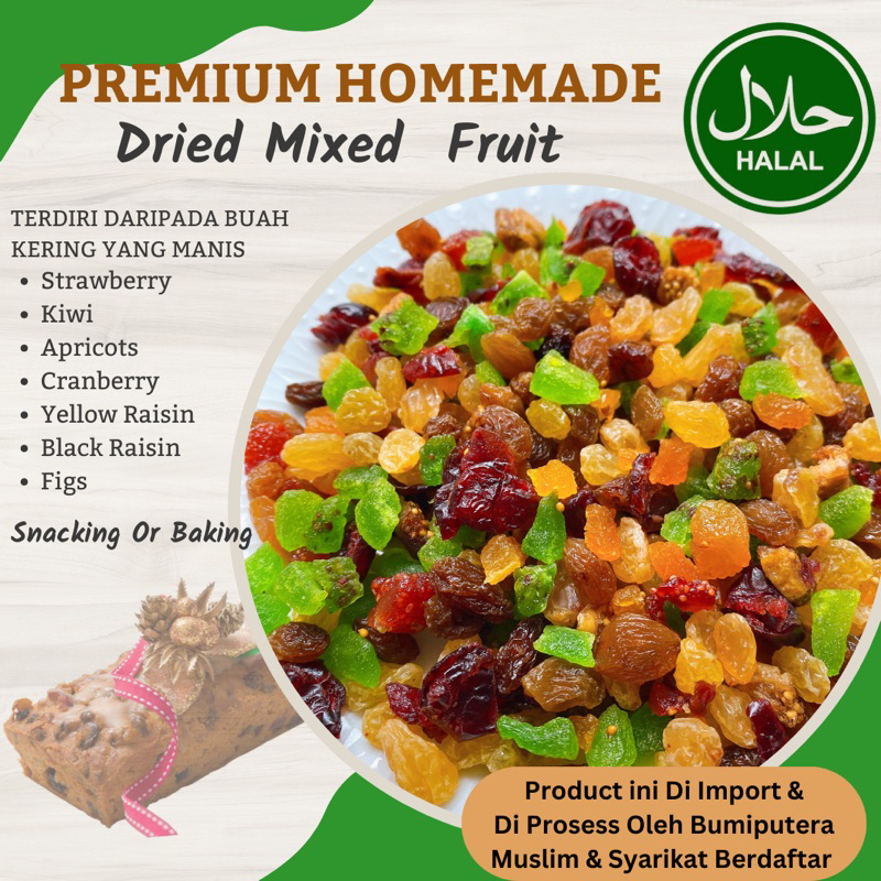 PREMIUM SNACK DRIED MIX FRUIT 💯/Muslim Seller | Shopee Malaysia