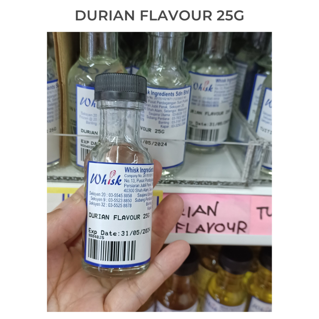 Durian, Apple, Vanilla flavour pelbagai perisa | Shopee Malaysia