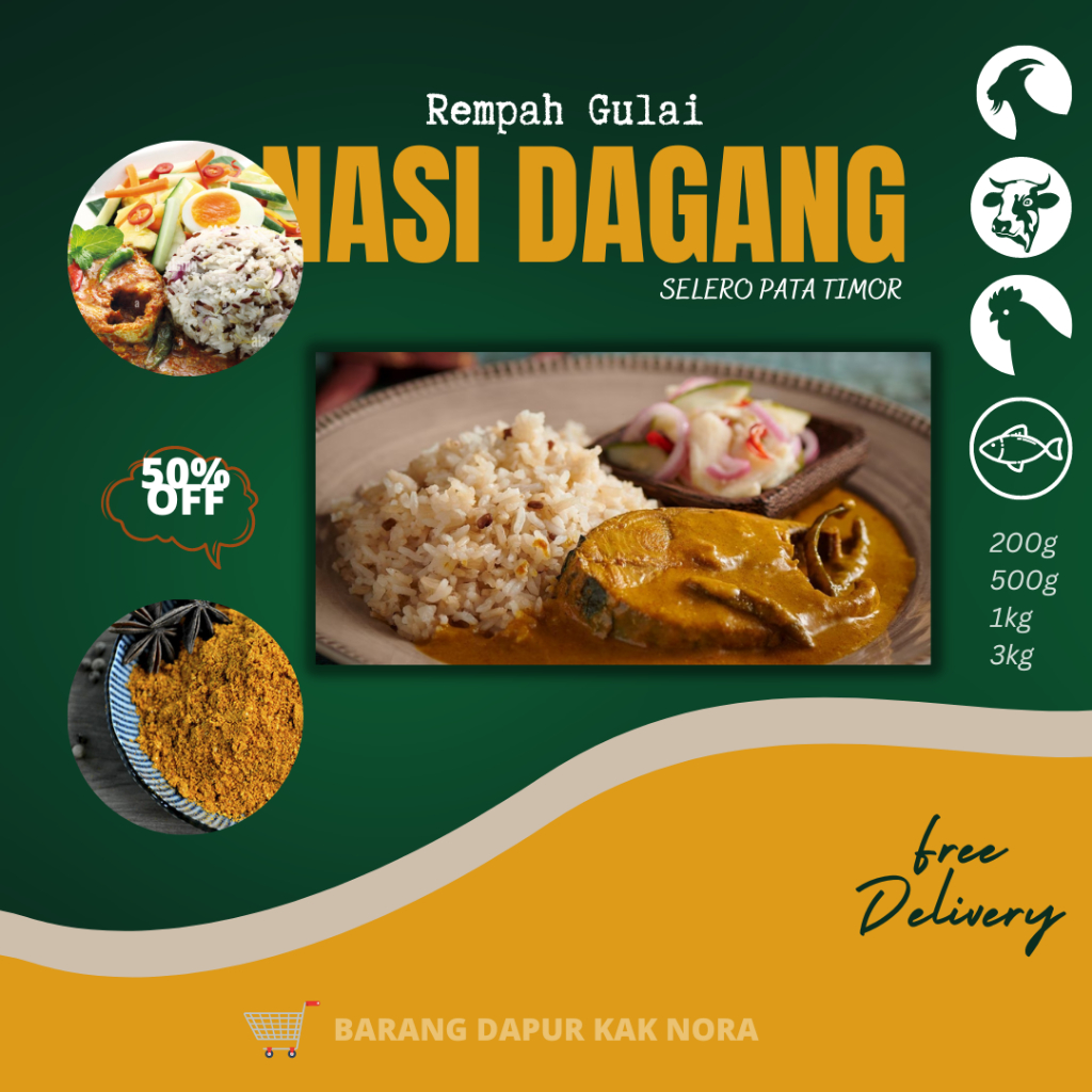 Rempah Gulai Nasi Dagang Resipi Asli Pantai Timur | Rempah Ayam dan ... Rempah Gulai Nasi Dagang Resipi Asli Pantai Timur | Rempah Ayam dan ...