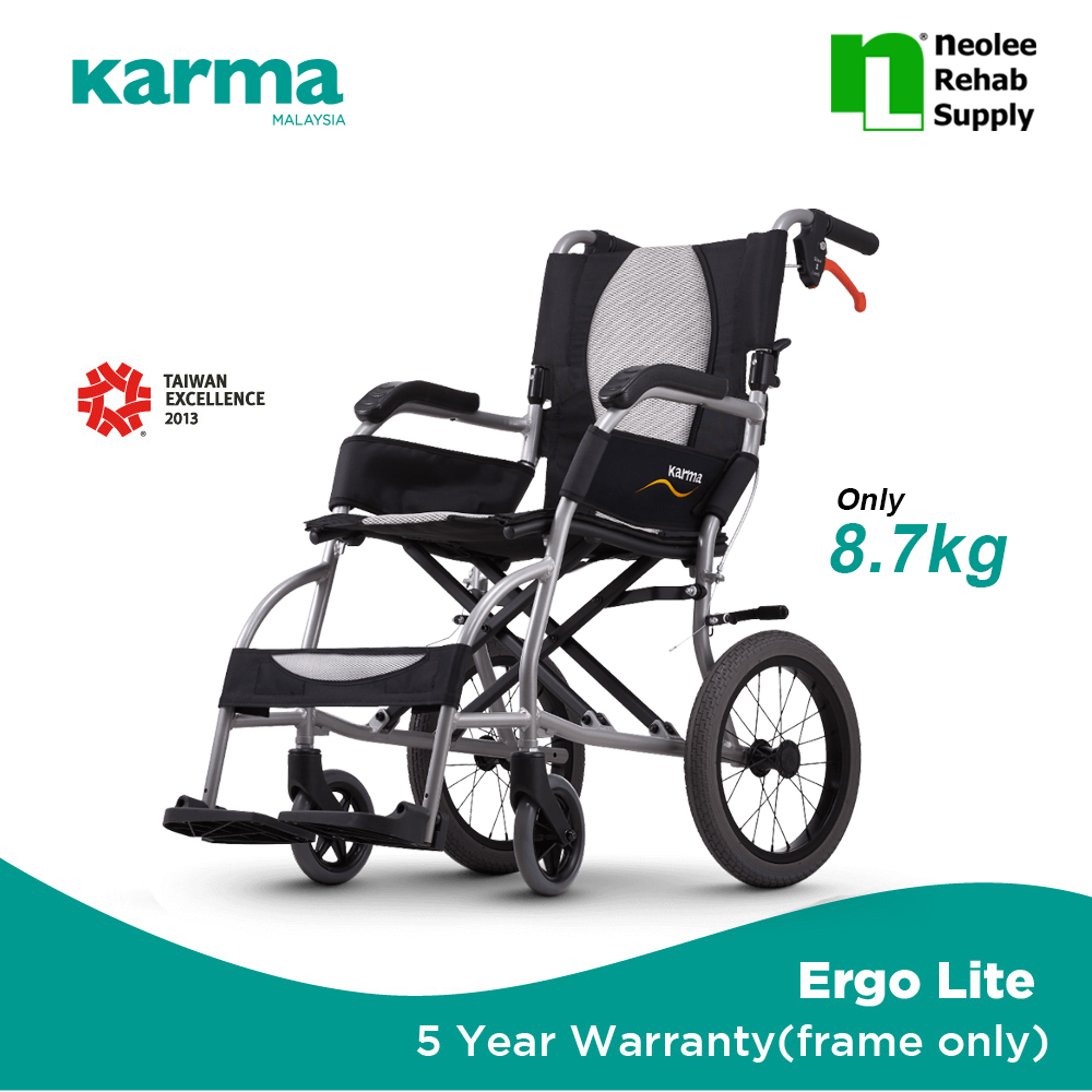 Karma Ergo Lite Ultralight Wheelchair (14") | Shopee Malaysia