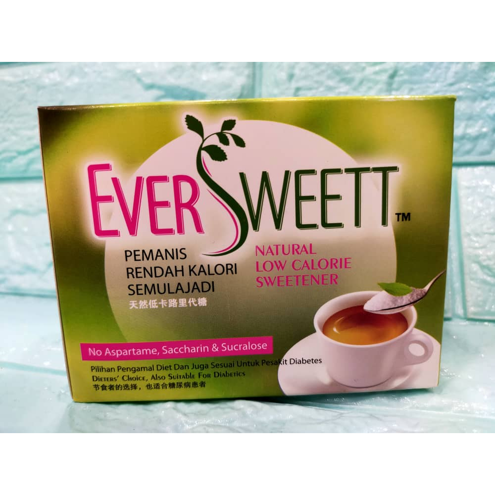 EVERSWEET 50'S (natural low calorie sweetener) | Shopee Malaysia