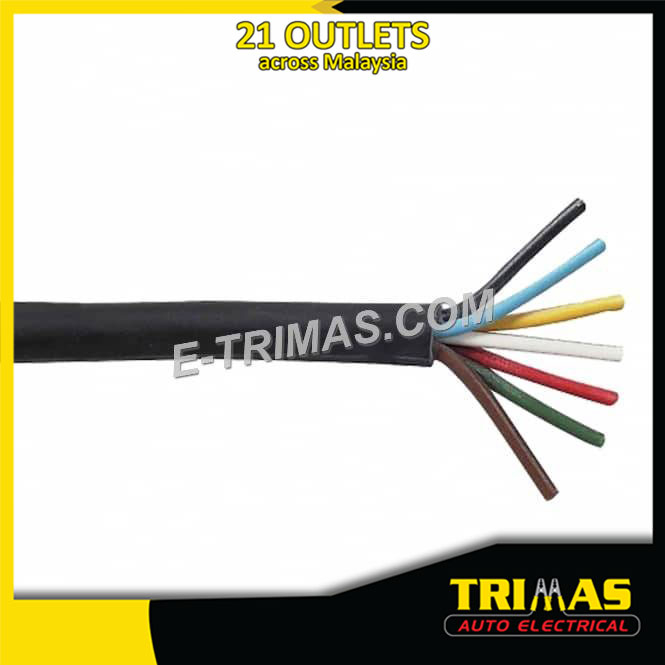 TRIMAS 7 Core Automotive Bus Traler Trailer Multi Core Electric Wire ...