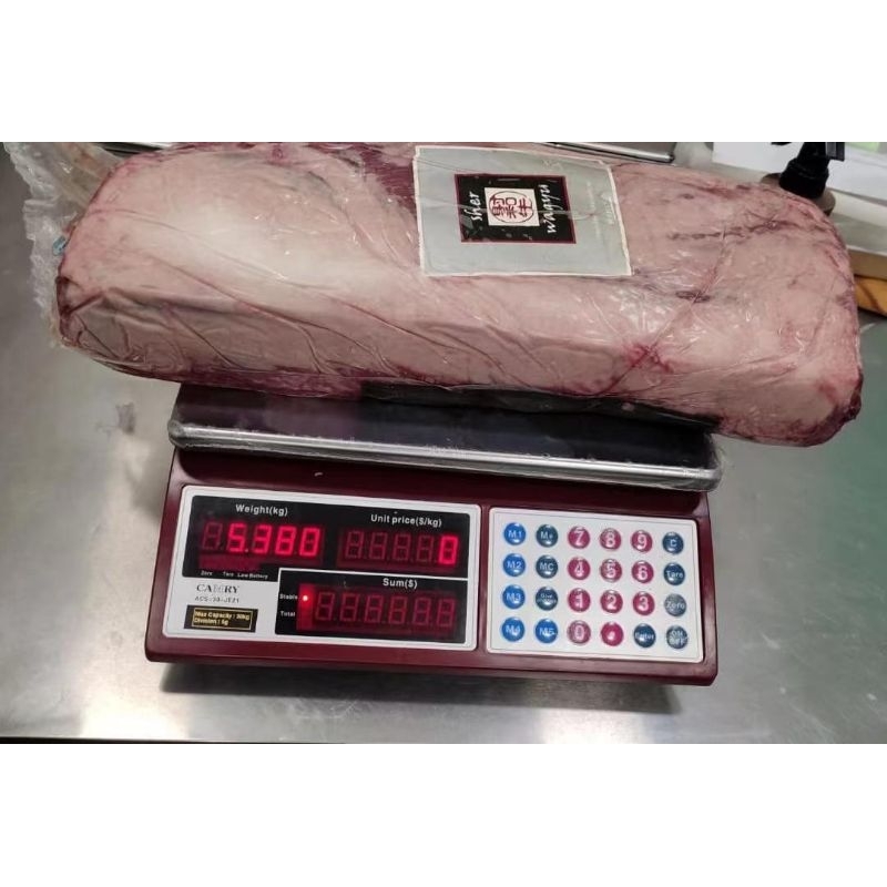 AUSTRALIAN SHER WAGYU RIBEYE CHILLED BLOCK HALAL MB6/7 5.38kg ( FREE ...