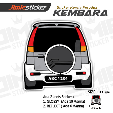 Sticker Kereta, Sticker Kembara, Custom Nombor Plat | Shopee Malaysia