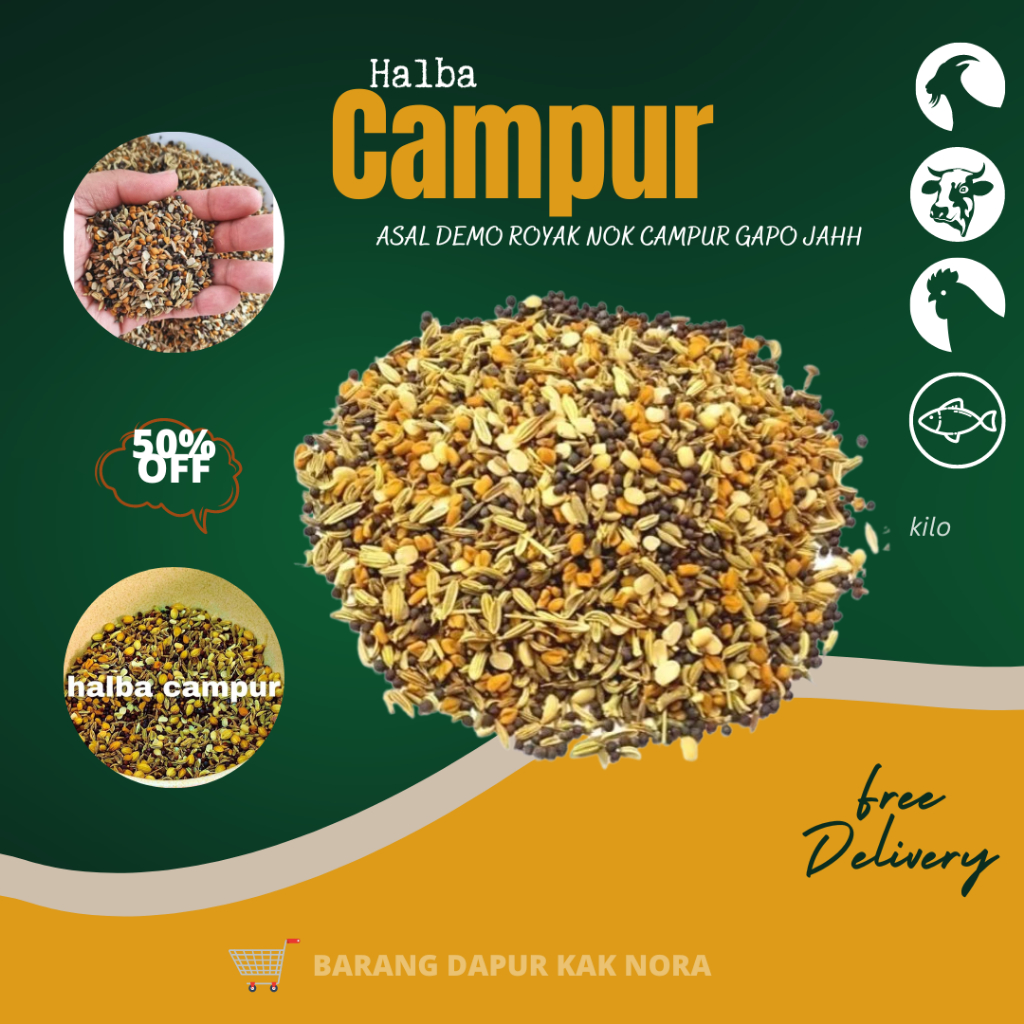 Halba Campur 200g/ 500g/ 1kg | Shopee Malaysia