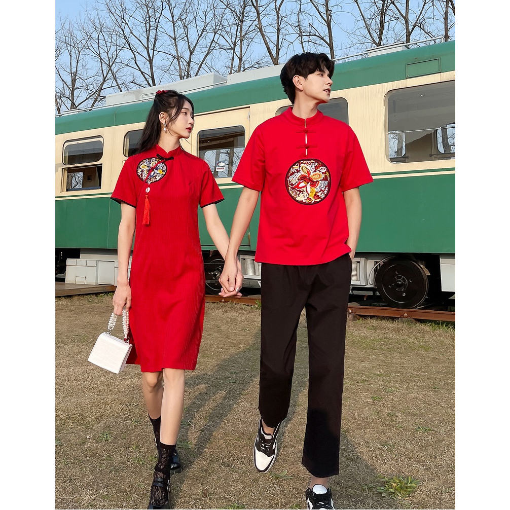daidai (Ready Stock) Couple Outfit Cheongsam Traditional Wear Women ...