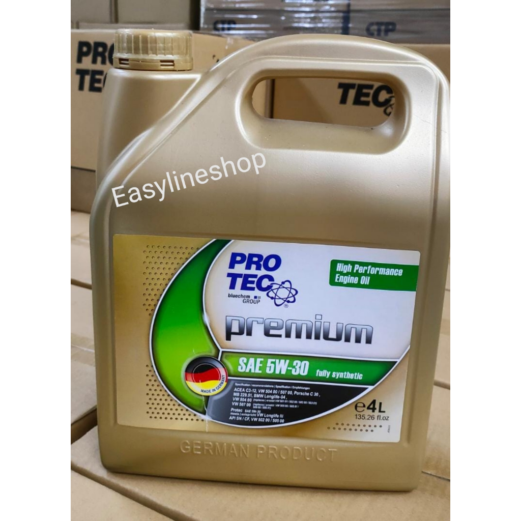 Bluechem Pro-Tec Premium SAE 5W-30 Fully Synthetic Engine Oil 4L ...