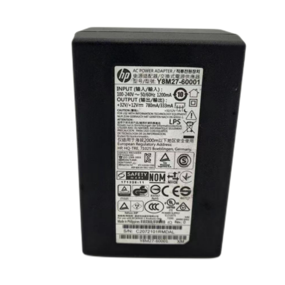 HP 9010 9015 9020 9025 printer power adapter 32V780mA Y8M27-60001 with ...