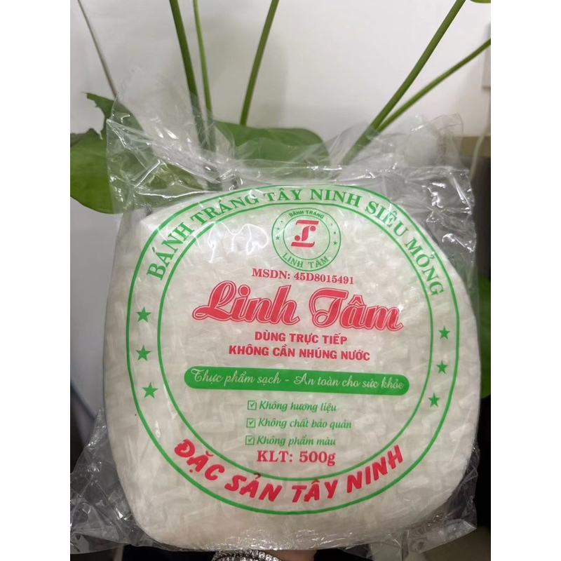 Banh Trang Sieu Mong Linh Tam Rice Paper 500gr | Shopee Malaysia