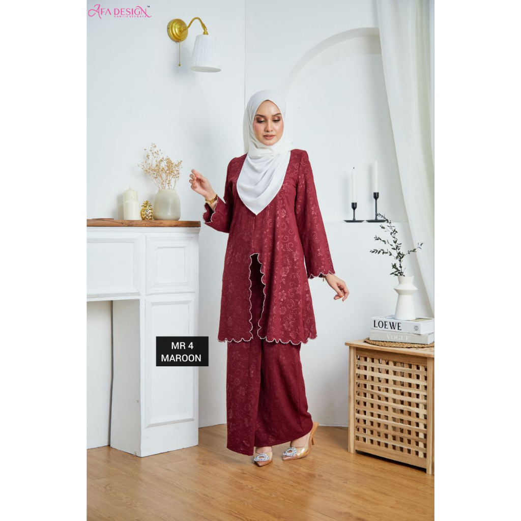 KEBAYA MAWAR,ironless,xs-4xl baju kebaya plus size BF friendly,murah ...