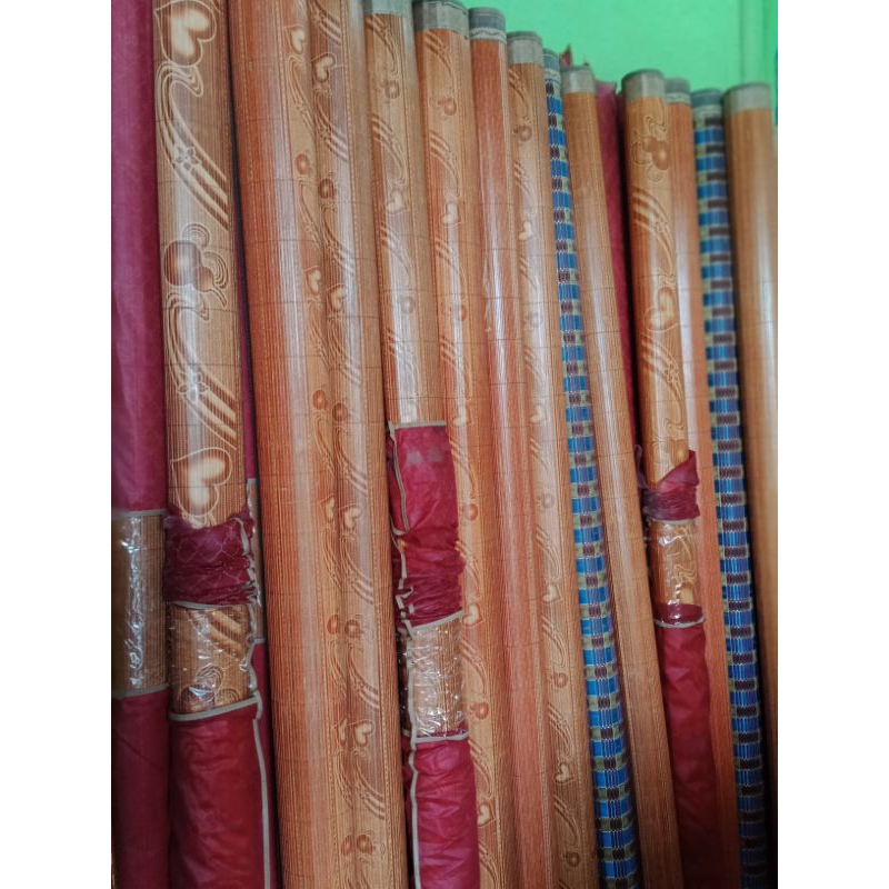 Tikar buluh tikar bambu/tikar kayu size 6x6 Rm 95🔥🔥 | Shopee Malaysia