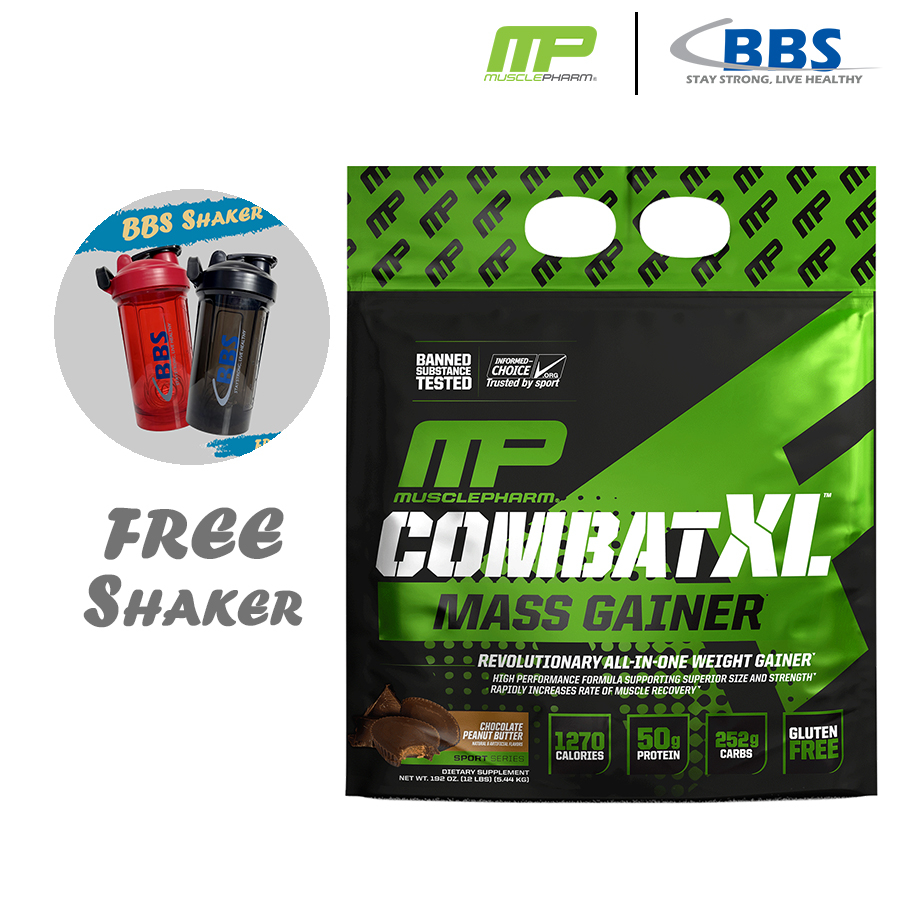 MP Combat XL Mass Gainer (12lbs) - Whey Protein, Mass Gainer, Weight ...