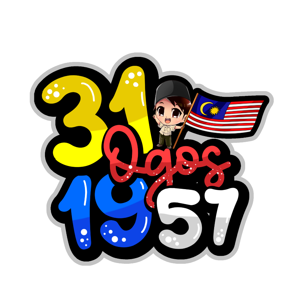 9 stiker (1set) STIKER MERDEKA HARI KEBANGSAAN HARI MALAYSIA | Shopee ...