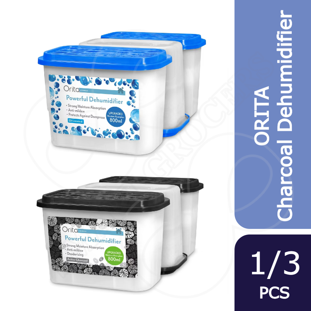 ORITA Charcoal / Unscented Dehumidifier 800ML (Expiry 2026) | Shopee ...