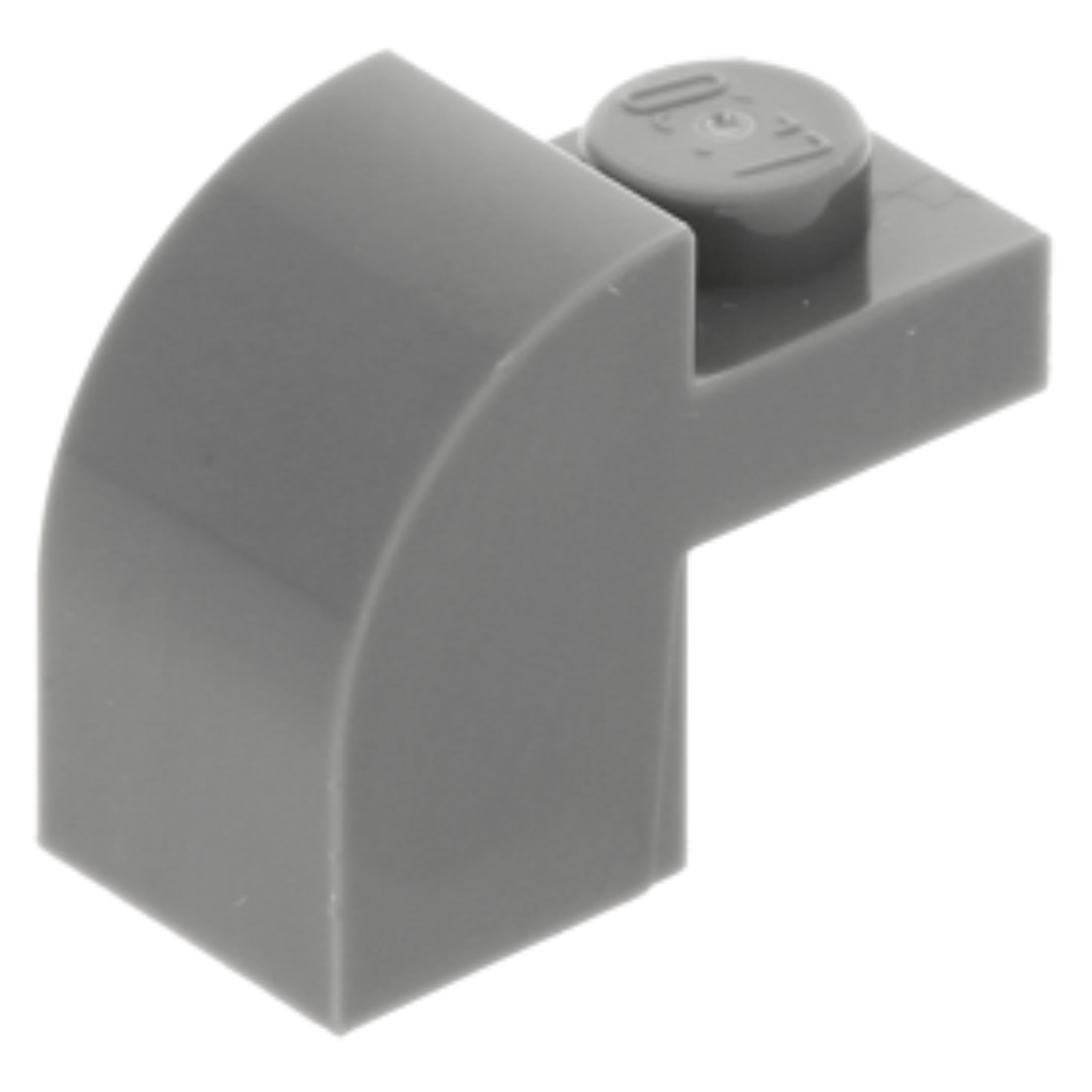 LEGO PARTS (GENUINE) 6091 Slope, Curved 2 x 1 x 1 1/3 with Recessed ...