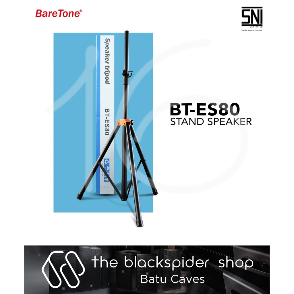 Baretone Speaker Stand Tripod BT-ES80 (MAX 60kg) | Shopee Malaysia
