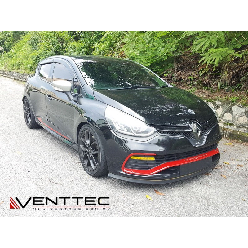 Renault Clio IV / Lutecia 2013 - Above Venttec Door Visor High Quality ...