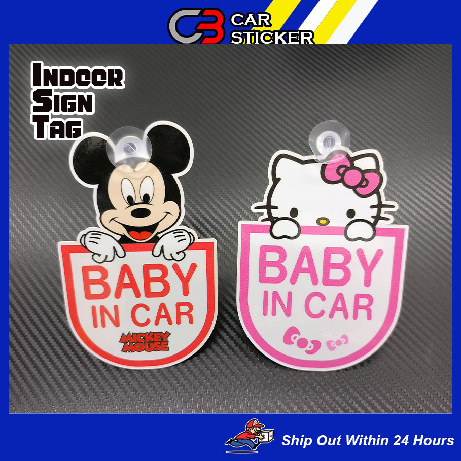 Mickey Mouse and Hello Kitty Sign Tag / T109 | Shopee Malaysia
