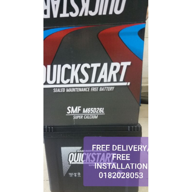 [INSTALLATION PROVIDED] QUICKSTART NS70L - car battery | Shopee Malaysia