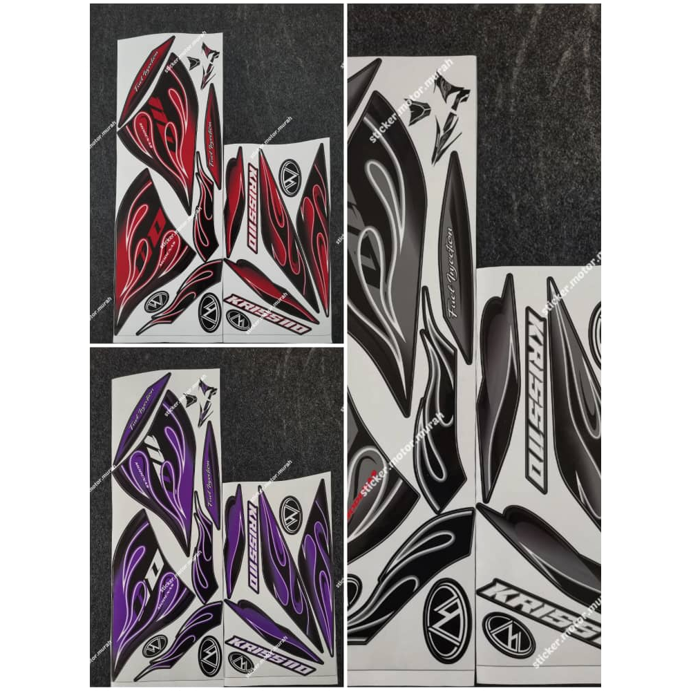 STICKER API MR 3 / STRIPE MODENAS MR3 FIRE | Shopee Malaysia