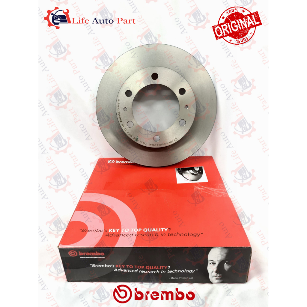 BREMBO TOYOTA HILUX KUN25 KUN26 (2005-2015) FRONT BRAKE DISC ROTOR ...