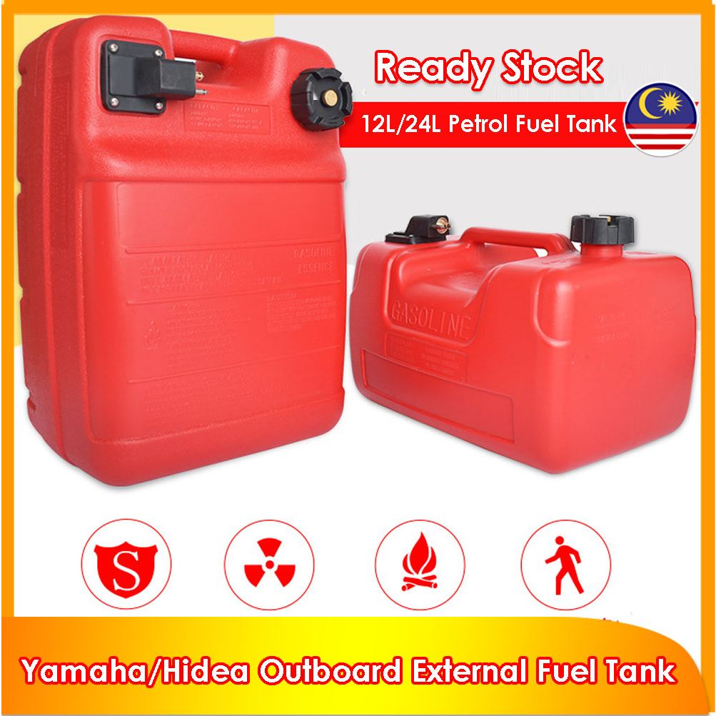 Ready Stock Tangki Tank Tong Petrol 12litre 24 liter Tong Minyak Yamaha ...