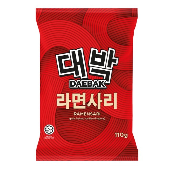Mamee Daebak Korean Ramensari 110g Halal Korean Plain Instant Noodle ...