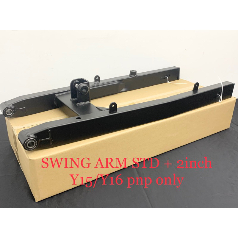 STD SWING ARM Y15 + 2 INCH ORIGINAL SWING ARM TAMBAH PANJANG 2 INCH Y16 SWING ARM CUTTING ...