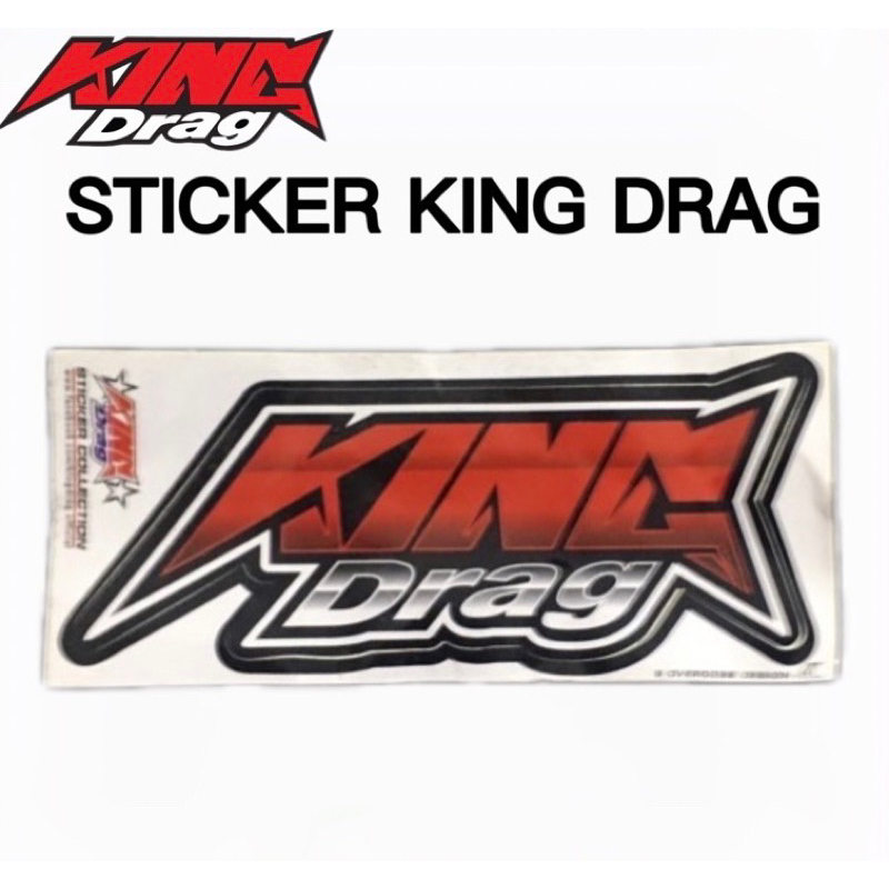 STICKER KING DRAG STIKER KINGDRAG STICKER MOTOR MOTOSIKAL STICKER LAWA ...