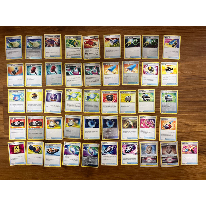 [Ready Stock] Pokemon TCG Sword & Shield Era Single Trainer Item Cards ...