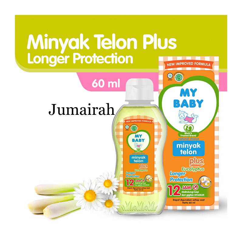 MY BABY | Minyak Telon Plus Eucalyptus LONGER Protection 12 HOURS ...