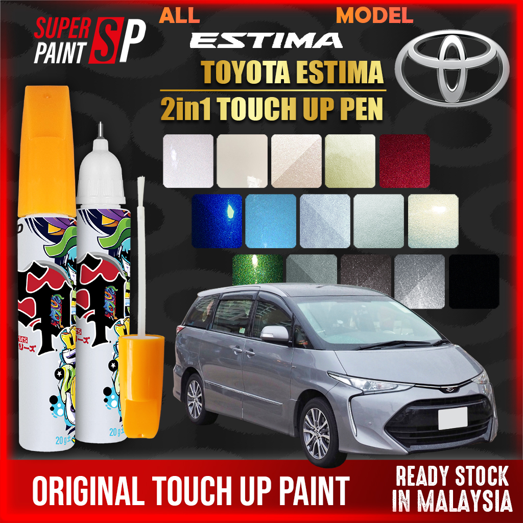 TOYOTA ESTIMA 】Car Touch Up Pen All Color Touch Up Paint Scratches Pro ...