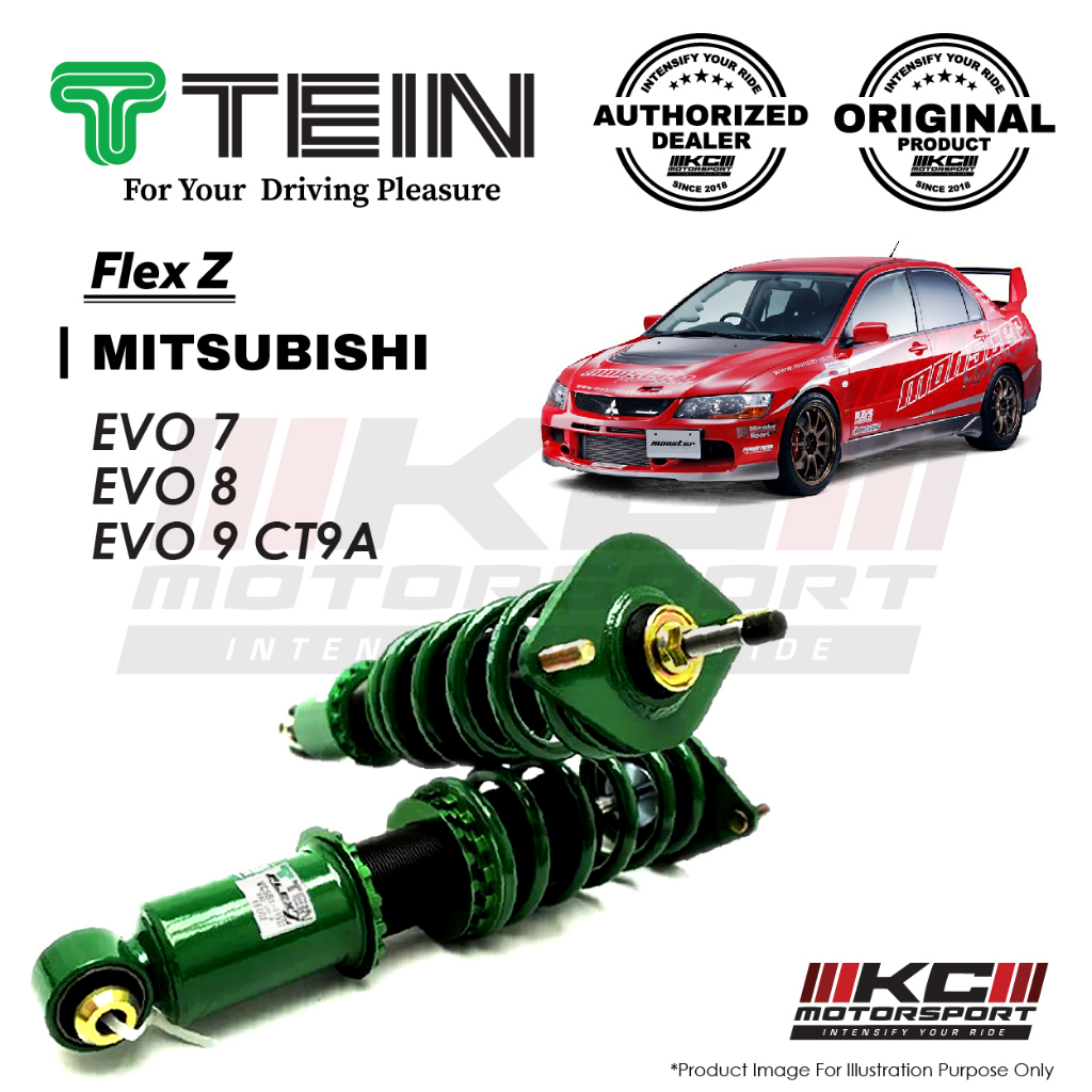 Mitsubishi EVO 7 / EVO 8 / EVO 9 CT9A - TEIN Flex Z Adjustable ...