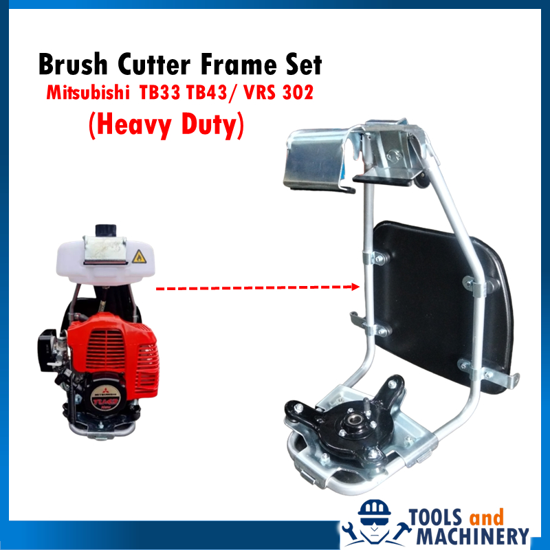 Mitsubishi TB33 TB43 VRS 302 Brush Cutter Engine Frame Set Tapak Mesin ...
