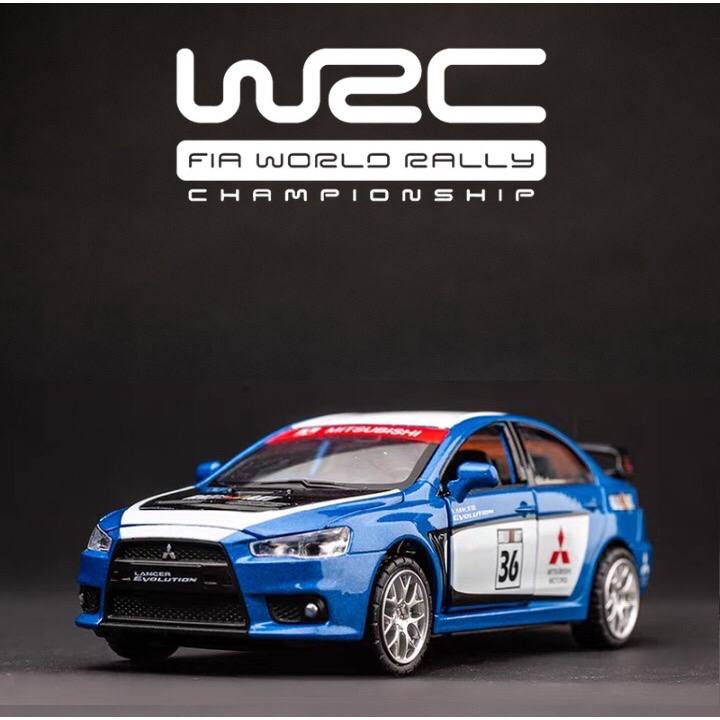 1:32 Mitsubishi Lancer Evolution X Evo 10 WRC World Rally Champion Die ...