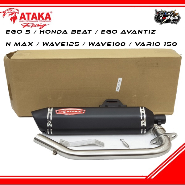 EXHAUST RACING YAMAHA EGO S EGO AVANTIZ NMAX NVX155 HONDA BEAT WAVE125 ...