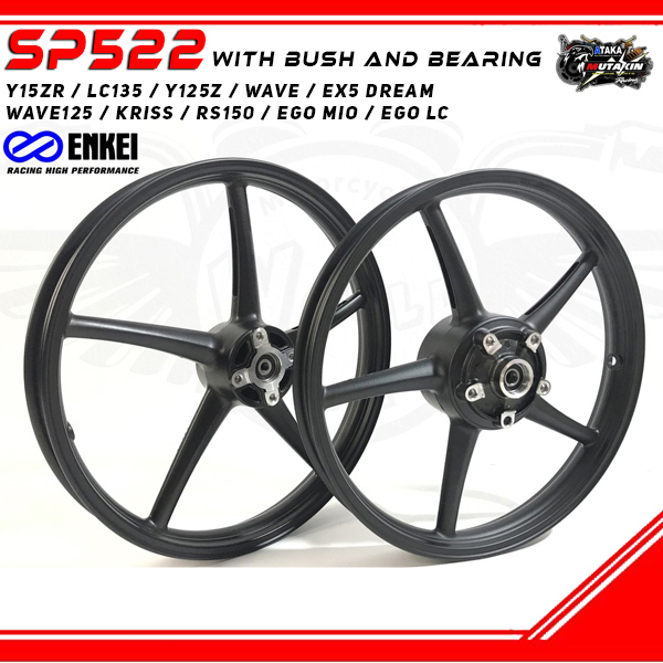 ENKEI SPORT RIM SP522 YAMAHA Y15 Y15ZR Y125 Y125ZR LC135 HONDA WAVE EX5 ...