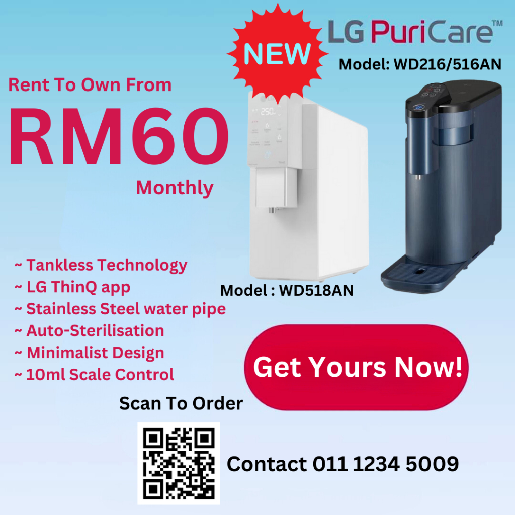 LG PuriCare WD216AN / WD516AN / WD518AN Tankless Water Purifier | Hot ...