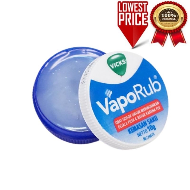 Vicks VapoRub 10gm Vaporising Ointment | Shopee Malaysia