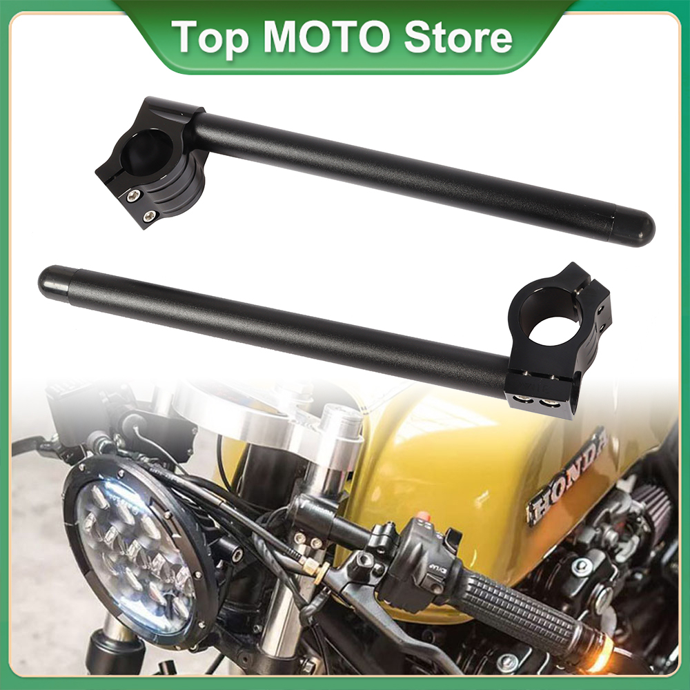 Motorcycle Universal 7/8"22mm Handlebar Aluminum Riser Rised Adjustable CNC Handlebar Clip-Ons ...
