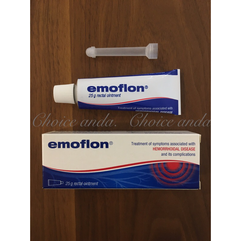 Emoflon 25g Rectal Ointment, can be used with Daflon / Aveflon | Shopee ...