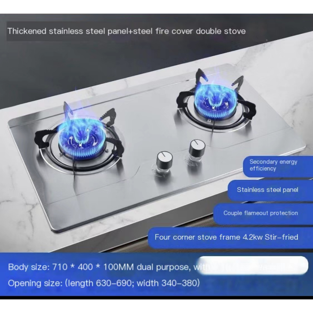 HOT NEW By AIWA Stainless steel Premium Built-in Gas Hob XGS-130GDSS ...