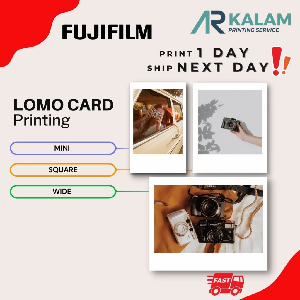 [10 pcs] LOMO CARD Printing | Mini | Square | Wide | Shopee Malaysia