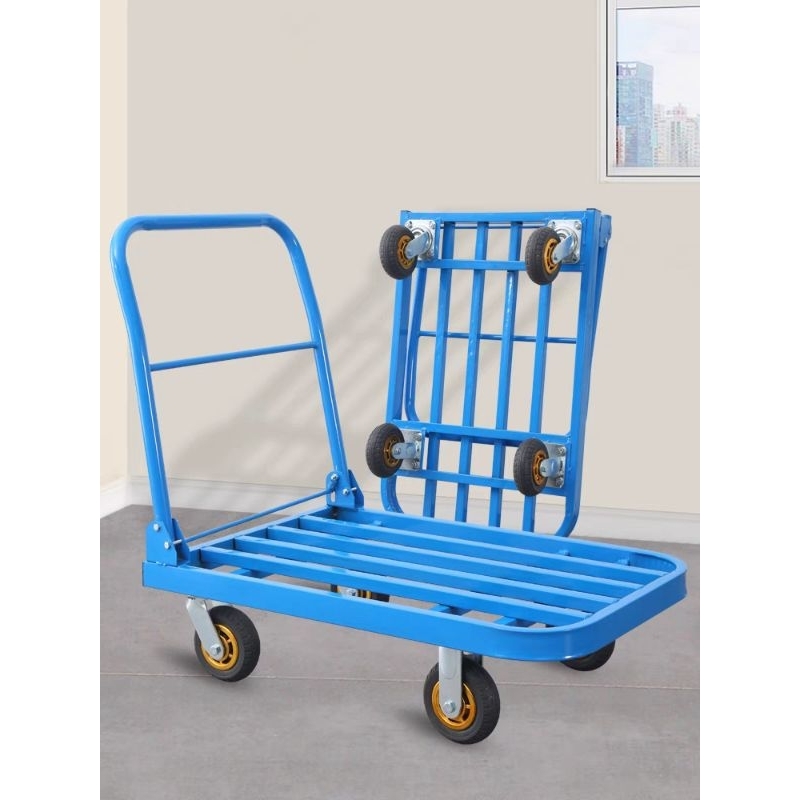 Industrial Gred 700kg Capacity Iron Foldable Cargo Trolley Handtruck ...